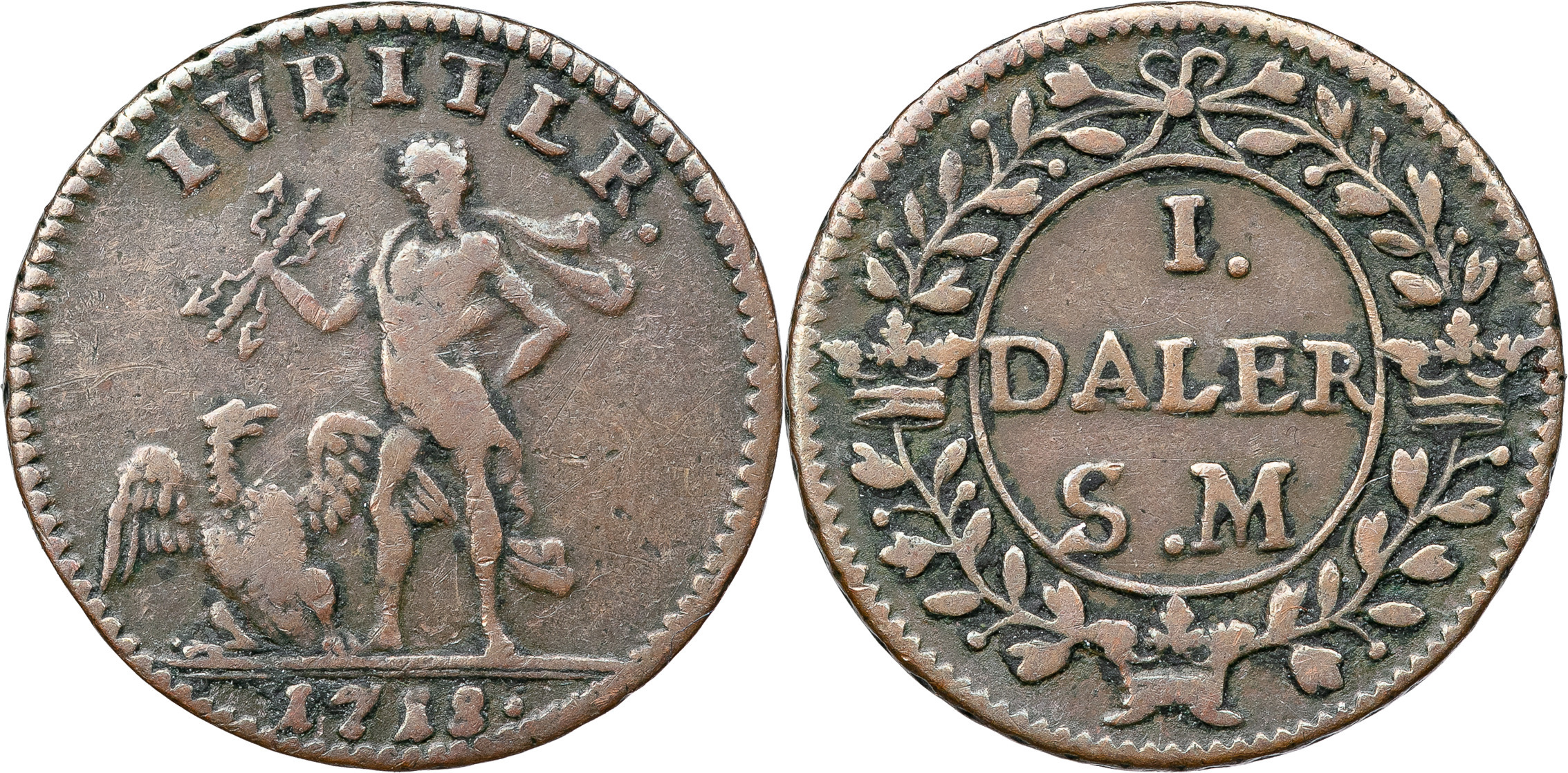 KARL XII (1697-1718). STOCKHOLM. Daler SM 1718. | Auktion