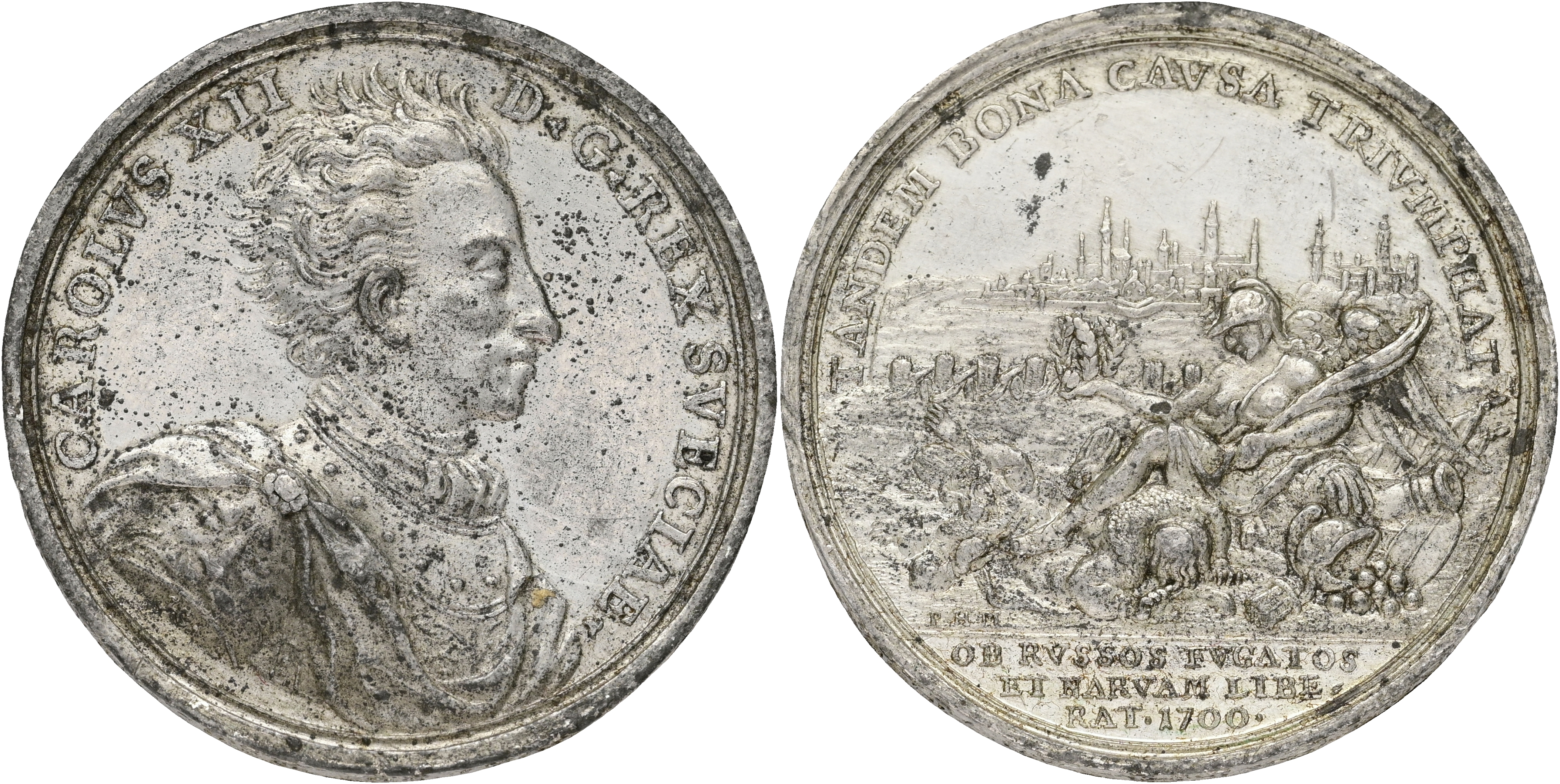 KARL XII (1697-1718). Segern över ryssarna | Auktion